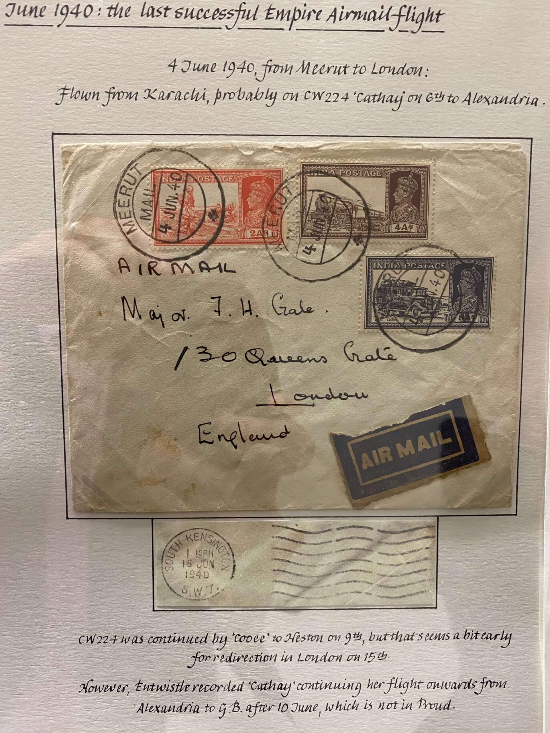 To and From India by Air – A history of Indian Airmail – Northwich ...